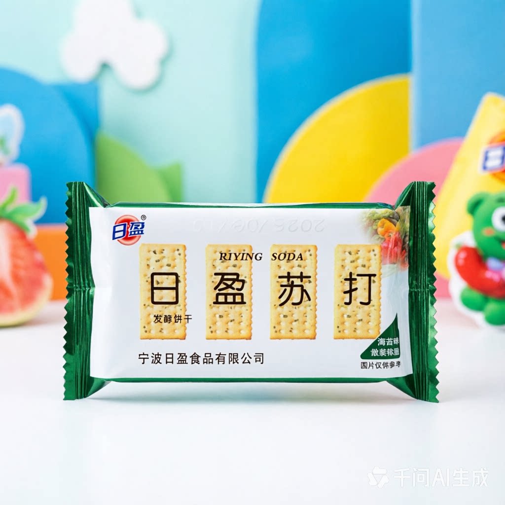宁波 日盈 咸味苏打发酵饼干 芝麻味 海苔味 鲜葱味即食休闲散装