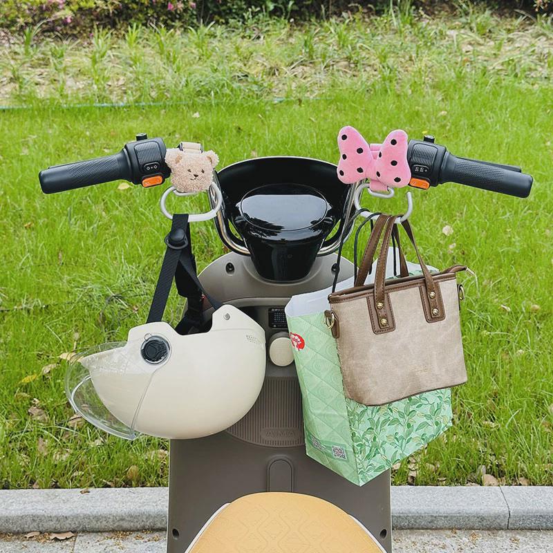 爱玛甜茶60电动车挂钩前置通用可C爱装饰小配件免打孔挂包重物神
