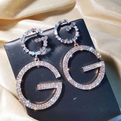 2023 New Arrival Luxury Korean Fashion Big Letter G Jewelry