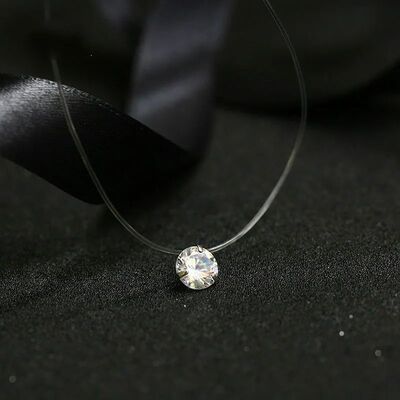 Female New Heart Star Necklace Meteorite Pendant