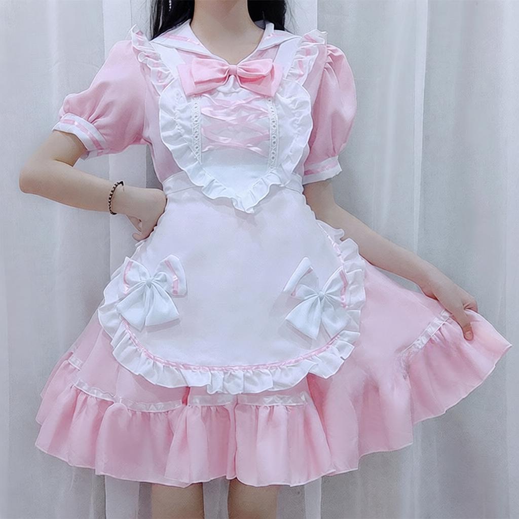 奇迹暖暖cosplay女仆装环游世界甜心lolita可爱女连衣裙套装女装