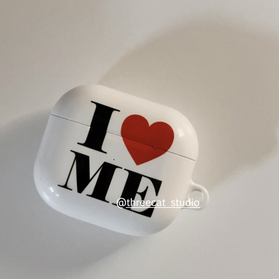 简约英文爱我airpods4耳机套