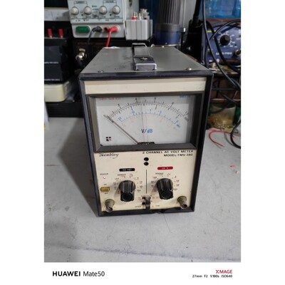 中国台湾省托福Topward  TMV一380 ,双针毫伏表