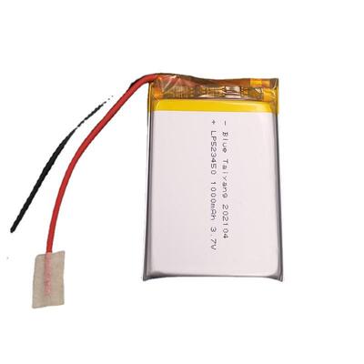 可充电锂聚合物电池1000mah 523450 553450 3.7V音响模块纯钴材料