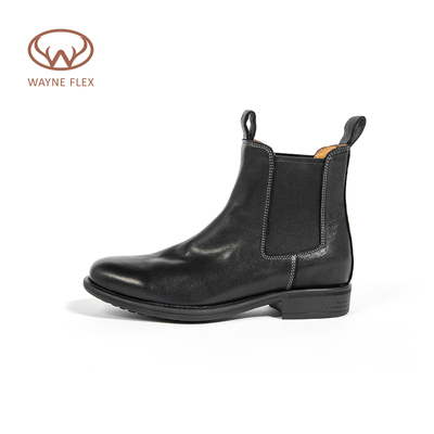 韦恩Wayne Flex鼓摔柔韧切尔西英伦风机车时尚休闲百搭短靴女