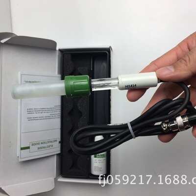 HI1414D/50内置温度传感器短颈平头玻璃复合电极 哈纳HANNA专用