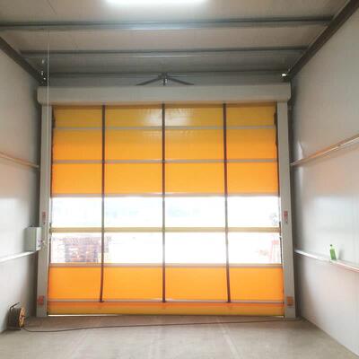 工厂车间自动感应卷帘门 DEM-D1000型铝质堆积门 快速堆积卷帘门