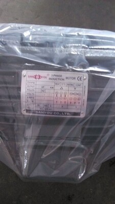 SANYOU CO LTD 3-PHASE INDUCTION MOTOR三友油泵电机 2HP 1.5KW