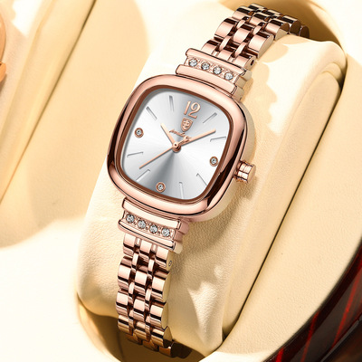 石英表女士腕表手表Women's watch with diamond quartz watch