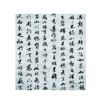 宛陵宣纸古法手工蜡染素彩笺仿古半生半熟书法创作专用纸小楷纸四尺六尺对开条屏叶纹瀛海笺洒金书法作品纸