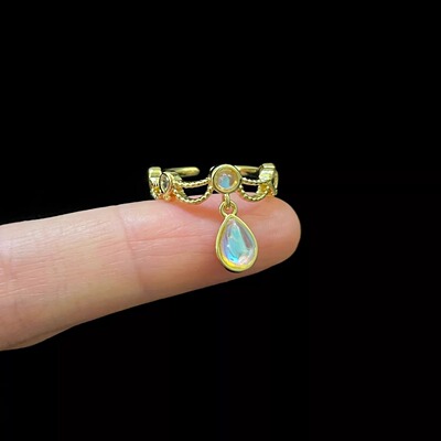 Vintage古着 Moonlit Beaded Curtains戒指