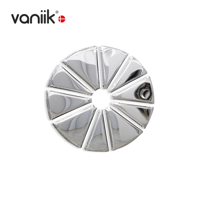 vaniik/艺术创意设计异形玄关壁饰Nucleus电镀不锈钢花瓣挂墙装饰