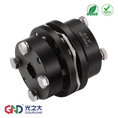 光之大GSZT45钢胀套单膜片大扭矩电机联轴器弹性连接节CPSHN