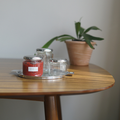 朴房 日本制石冢硝子果酱瓶调料瓶密封罐蜂蜜瓶玻璃瓶带盖小容量