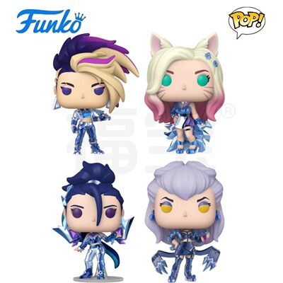 Funko POP英雄联盟歌手League of Legends: K/DA阿狸阿卡丽手办