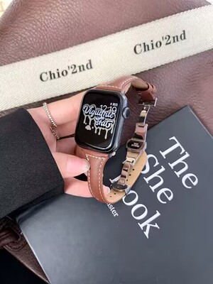 适用iwatch8苹果手表金属表带