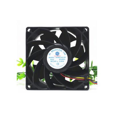 全新COOLINGFAN DFB923824H 24V 1.00A 9038 4线 轴流散热风扇