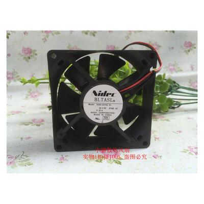 原装 Nidec 8025 24V 80*80*25变频器轴流风扇 D08A-24TS201