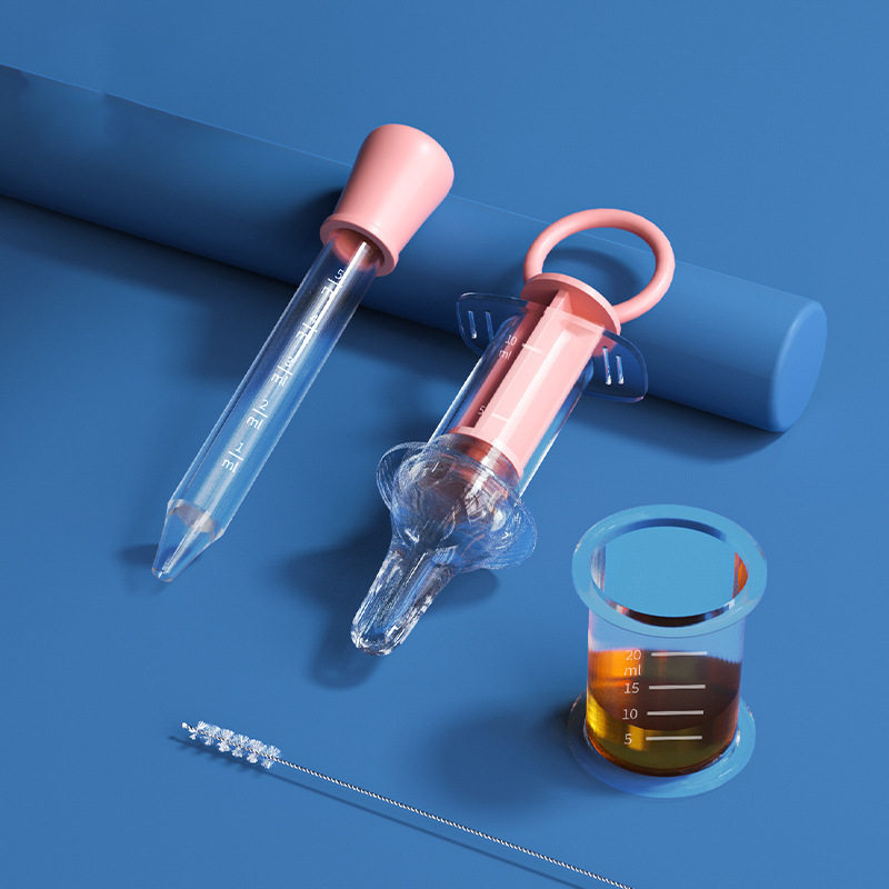 婴儿喂药宝宝液器喂食防呛吃药喝水幼儿滴管式新生儿针筒式吸管