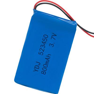 铝壳锂电池523450 800mAh 3.7V机器人电动玩具抽水机动力电池