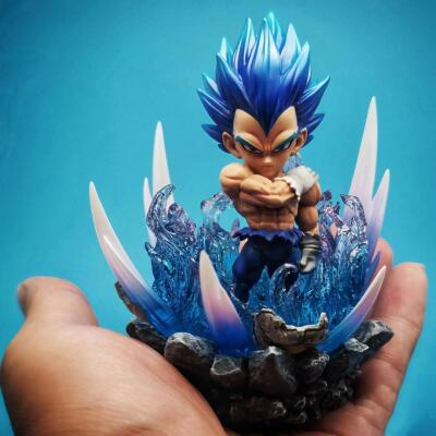 Anime Figure Dragon Ball Goku Super Saiyan Vegeta Q Version