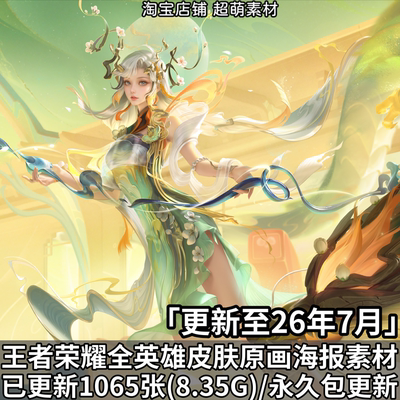 王者荣耀全英雄皮肤原画海报