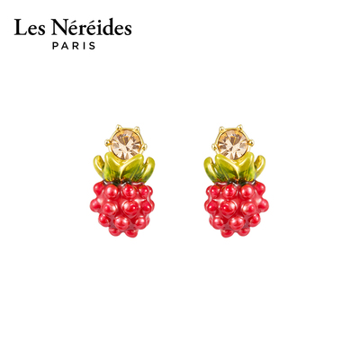 Les Nereides田野诗章系列 覆盆子 耳钉