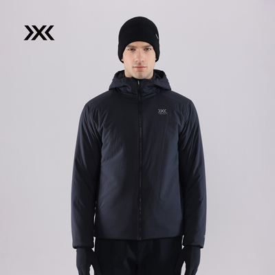 X-BIONIC 海狸轻量连帽棉服 男子运动户外保暖金标P棉 XJM-24981N