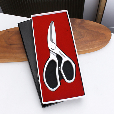 chockmen卓德铭不锈钢弯月强力厨房剪刀多用剪肉剪菜剪辅食鸡骨剪