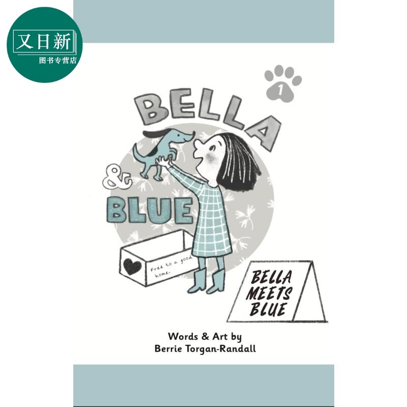 贝拉与布鲁 Bella& Blue Bella Meets Blue英文原版儿童绘本故事书漫画短篇故事图画小说进口儿童读物4-8岁又日新_虎窝淘