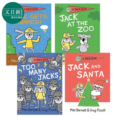 A Jack Book 5-8 杰克之书下集4册套装 Mac Barnett 英文原版 进口图书 儿童绘本 故事图画书