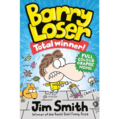 倒霉蛋巴里 我是胜利者 The Barry Loser Total Winner英文原版 儿童漫画故事书 幽默笑话 图画图像小说 进口读物 又日新