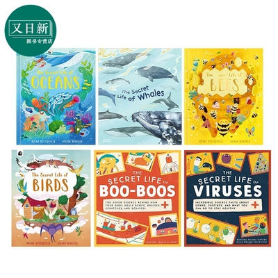 英文原版科学事实科普绘本 神秘生活系列 The Secret Life of 病毒Viruses 伤斑Boo-Boos 鲸鱼Whales 蜜蜂Bees 又日新