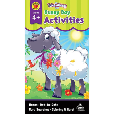 随身携带活动册 晴天活动 4-5岁My Take-Along Tablet Sunny Day Activities Ages 4 - 5 Activity Pad英文原版 又日新