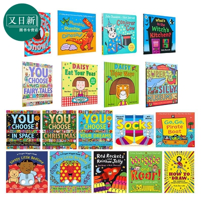 Nick Sharratt 尼克萨尔特英文原版儿童故事绘本合集 You Choose Fairy Tales Conjuror Cow Shark in the Snow 又日新
