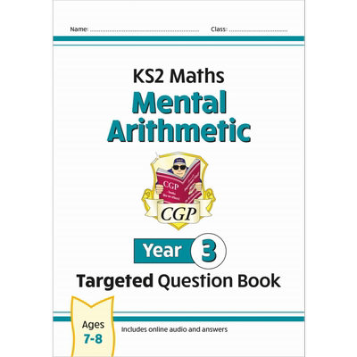 New KS2 Maths Year 3 Mental Arithmetic Targeted Ques KS2数学三年级心算目标题集练习册含在线答案和音频测试 又日新