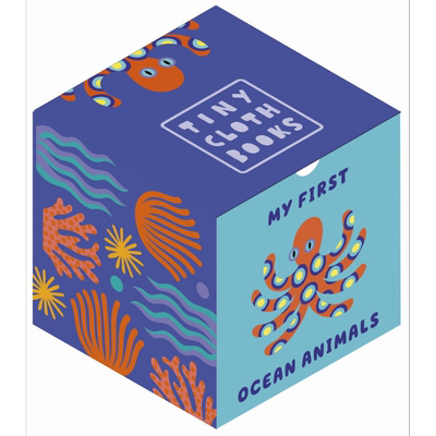 布书：海洋动物 My First Ocean Animals 英文原版 早教幼儿认知识物 儿童玩具书 精美布书 进口精品读物0-3岁 又日新