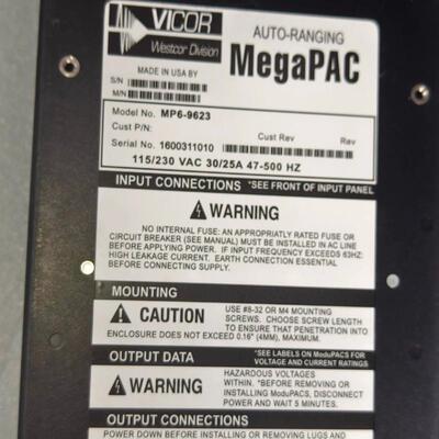 议价VICOR MegaPAC电源模块MP6-9623可维修