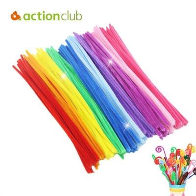 pcs chenille stems diy materials pipe cleaner children ed