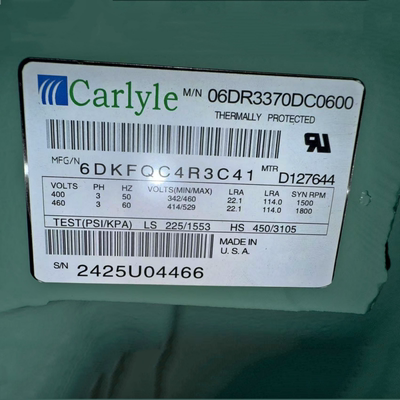 06DR241BCC06C0 06DM3130CA3650 06DR3370DC0600开利半封闭压缩机