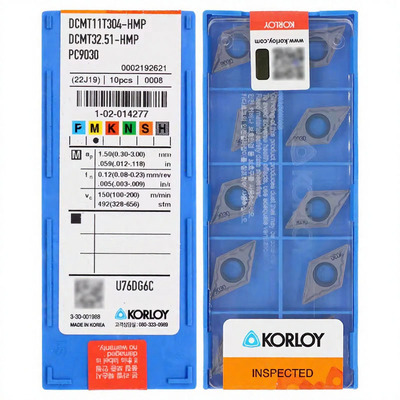正品韩国克洛伊 数控刀片 DCMT11T302/11T304/11T308-HMP PC9030