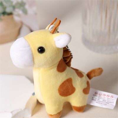 新款卡通网红驴子公仔毛绒玩具长颈鹿斑马布娃娃学生情侣包包挂件