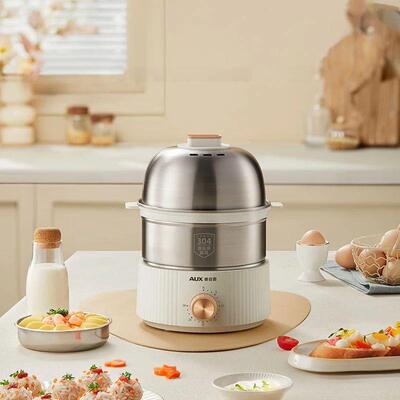 350W Electric Egg Cooker Timed Egg Boiler Breakfast Machine