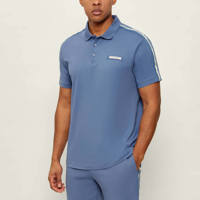 阿玛尼男士时尚休闲短袖POLO衫