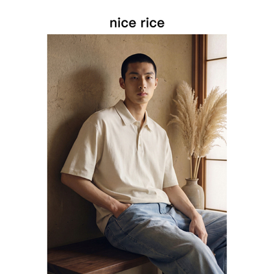 nicerice好饭直身polo短袖T恤