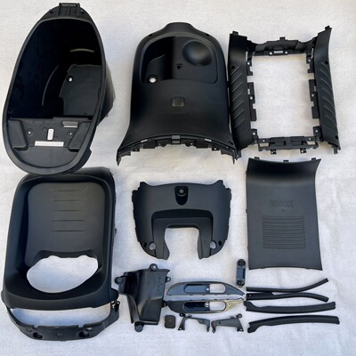适用于九号电动车E系列E70/E80/E90/E100/E125/E200P黑色全套内壳
