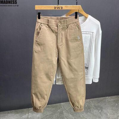Madness Mdns Clot潮牌黑色工装休闲裤男士春秋宽松束脚哈伦裤子