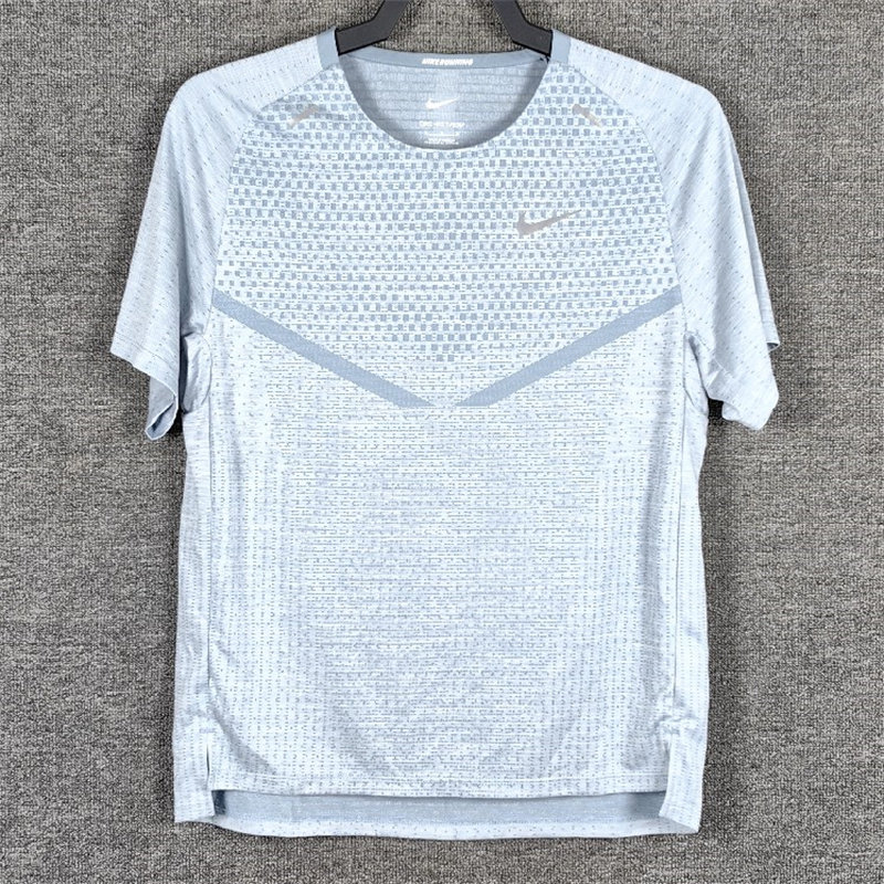 Nike耐克夏季新款男跑步运动训练速干透气短袖T恤DM4754-494_虎窝淘