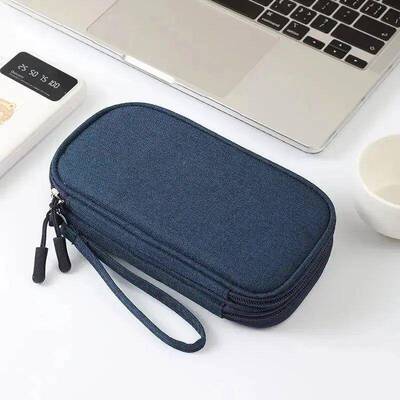 1pc Pink/Grey/Black/Navy Travel Portle D无品牌/igital Produc