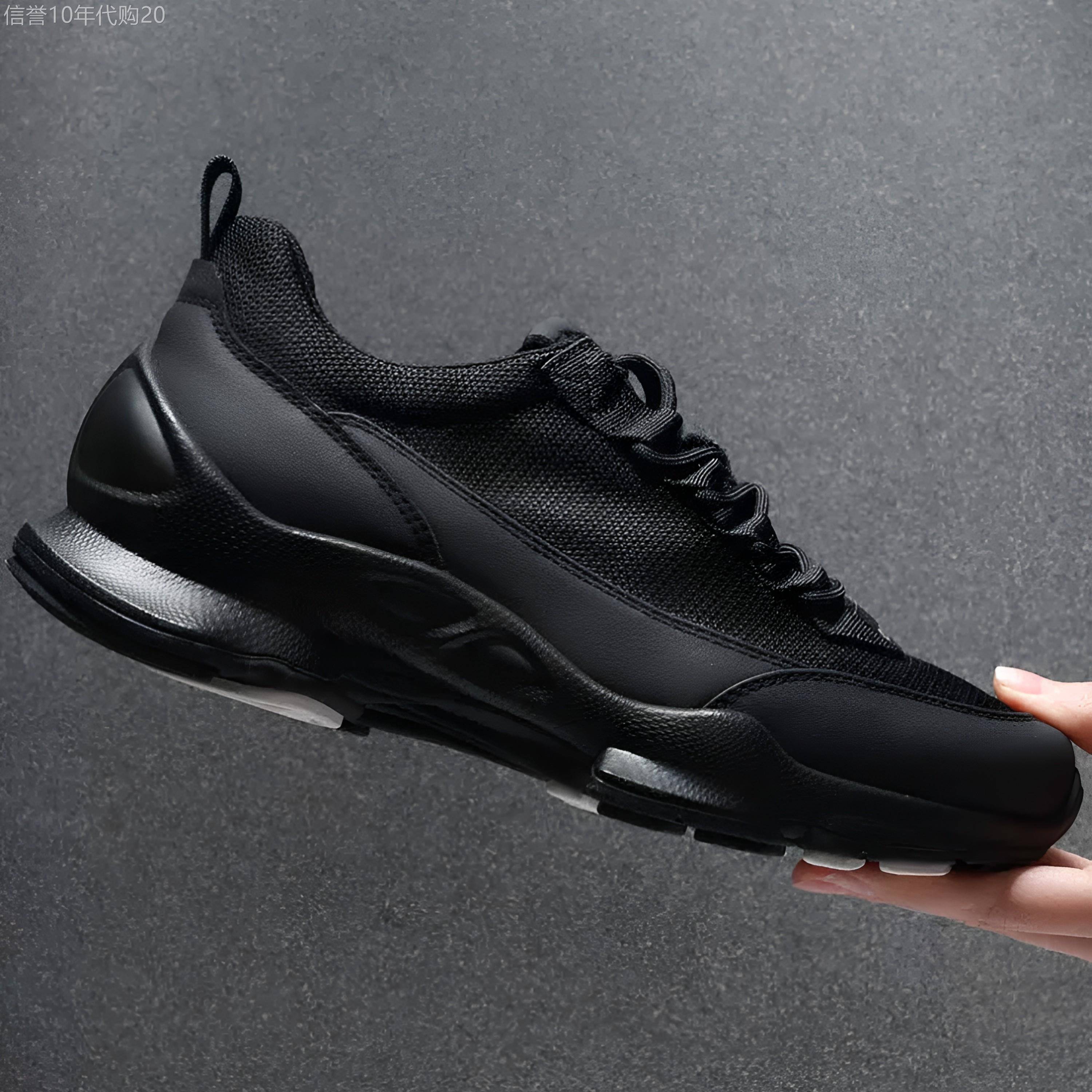 潮牌黑武士网面老爹鞋男夏季新款时尚透气户外登山健步运动休闲鞋